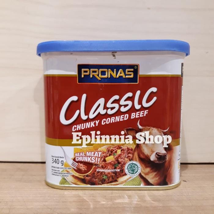 Jual Pronas Classic Chunky Corned Beef 340 gr - Kornet Daging Sapi ...
