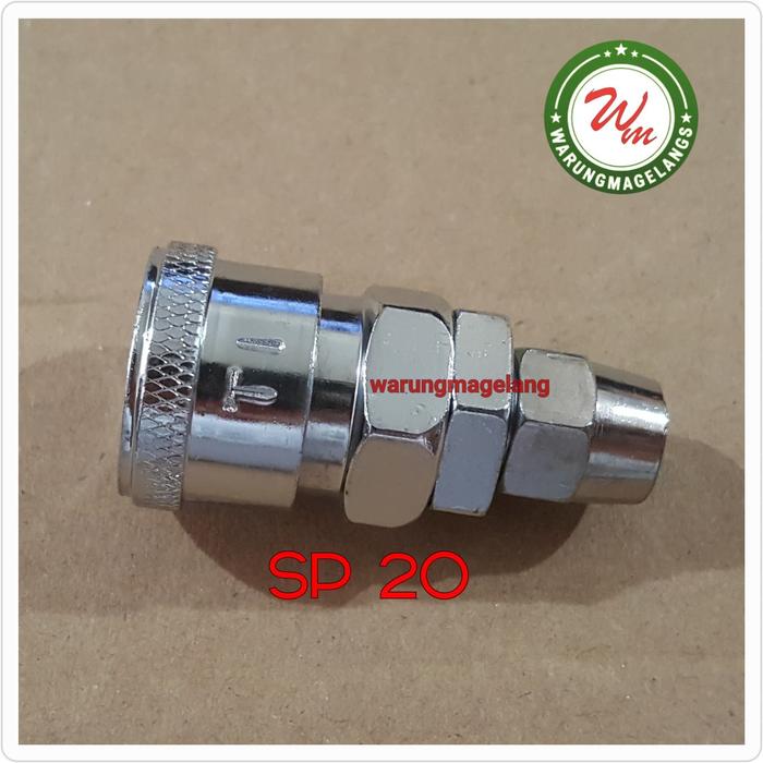 Jual SP20 COUPLER SP 20 QUICK COUPLING SAMBUNGAN SELANG KOMPRESOR ...
