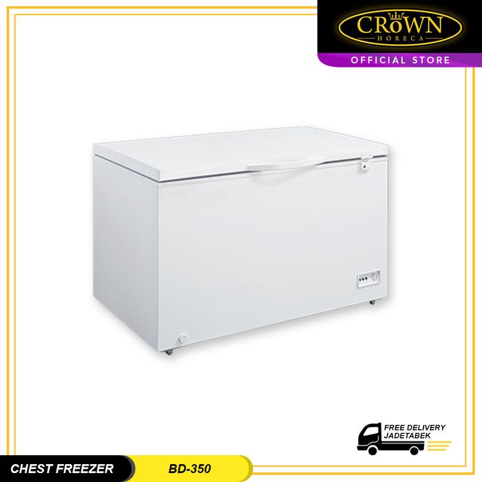 Jual Crown Horeca BD-350 Chest Freezer Kapasitas Liter 350L Freezer Box ...