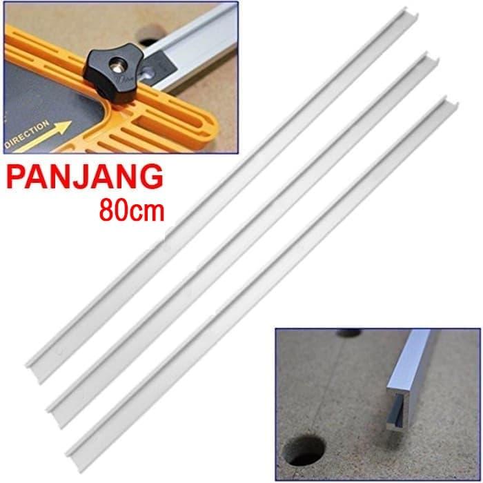 Jual miter t slot / t track table saw runner / table saw fence rail ...