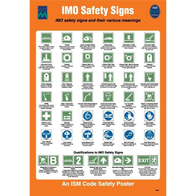 Jual IMO Safety Signs Poster IMPA 331536 ISM Code Safety Poster - Kota ...