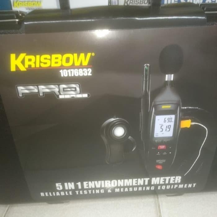 Jual ENVIRONMENT METER 5 IN 1 PRO KRISBOW 10176832 - Jakarta Barat ...