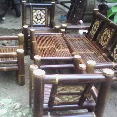Jual meja kursi bambu minimalis - Kab. Bantul - fajar bamboe | Tokopedia