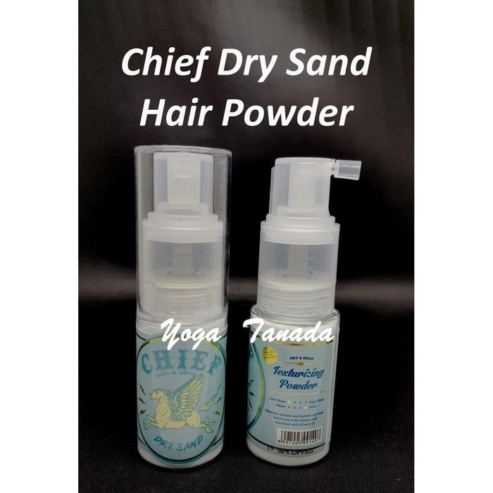 Jual CHIEF DRY SAND HAIR POWDER 6 GRAM BPOM FREE SISIR SAKU POMADE ...