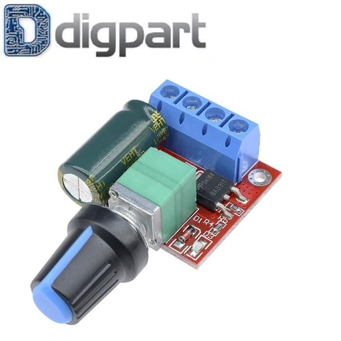 Jual Motor Speed Controller Regulation PWM DC 5v-35v 5A 20KHZ LED PWM ...