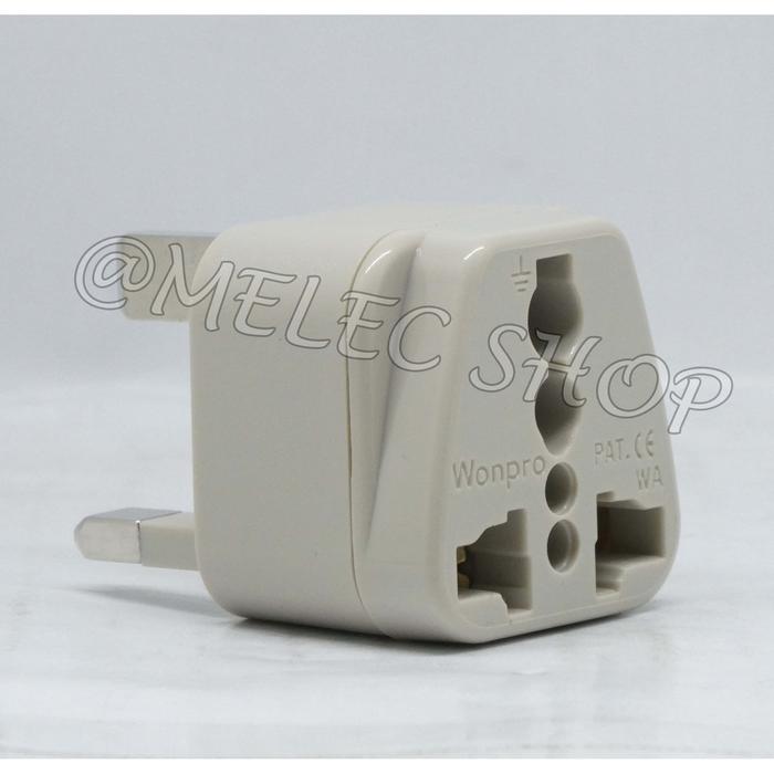 Jual Over steker Wonpro Universal Travel Adapter - Kaki 3/Steker AC ...