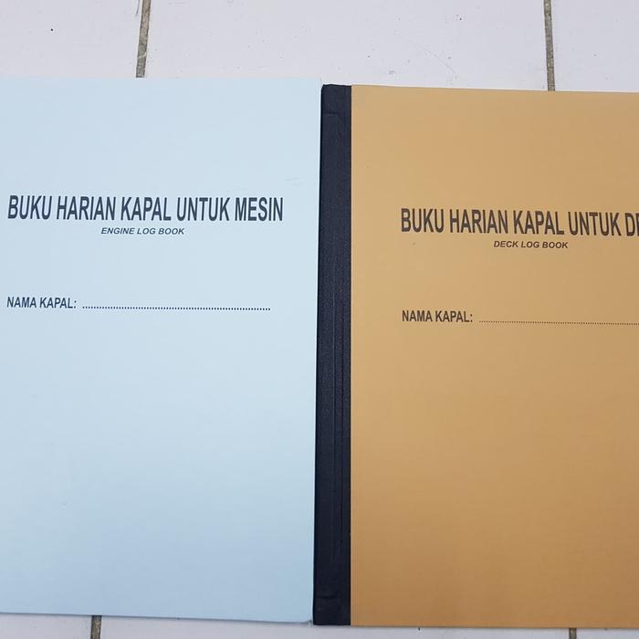 Jual deck log book & engine log book kapal - Jakarta Barat - VR teknik ...