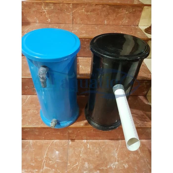 Jual TABUNG TONG FILTER KOLAM FIBER 23X50 CM BIRU HITAM BOX BOK BOKS ...