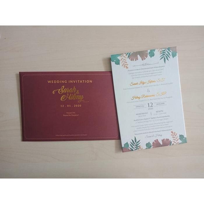Jual Undangan Pernikahan Merah Maroon Color - Kab. Bogor - Pusat ...