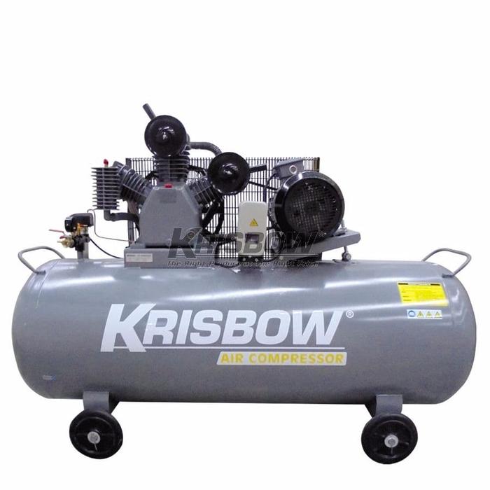 Jual KOMPRESSOR KRISBOW COMPRESSOR 7.5HP 420L 12BAR 380V 3PH COMPRESSOR ...