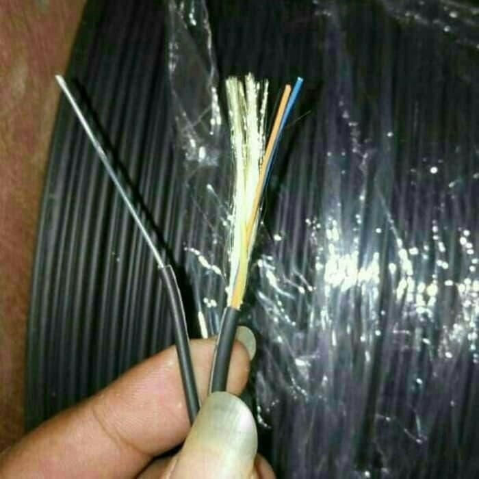Jual KABEL FTTH DROPCORE 2 CORE POTONGAN 500 METER LENGKAP KONEKTOR LC ...