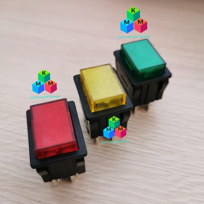 Jual PUSH BUTTON SWITCH WITH LIGHT ATAU SAKLAR TEKAN DENGAN LAMPU ...