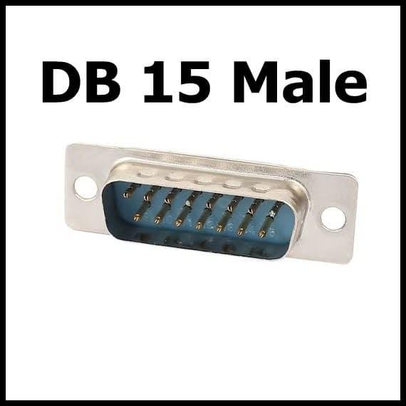 Jual Connector DB 15Pin Male RS232 15 Pin DB15 Jack Konektor Jantan ...