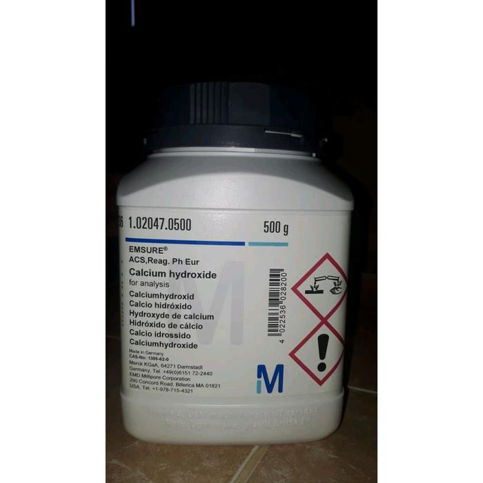 Jual CALCIUM HYDROXIDE 1000 gr MERCK - Kota Bekasi - CV Azura J | Tokopedia