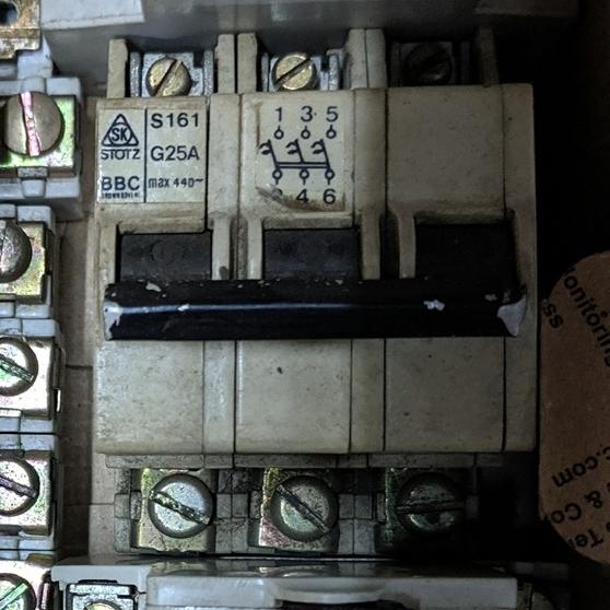 Jual MCB 3P 25A - BBC S161 Model Lama - Original - New Old Stock ...
