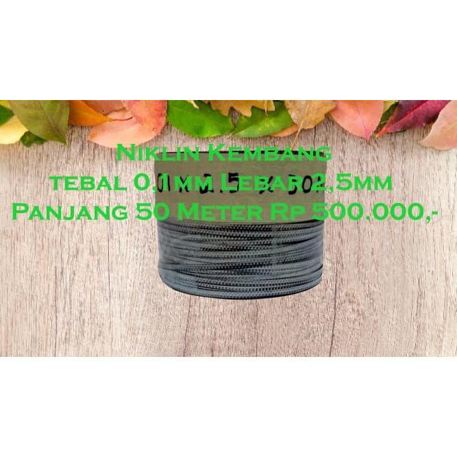Jual Kawat Niklin Kembang 2,5mm / Patterned Wire / Niklin Motif ...