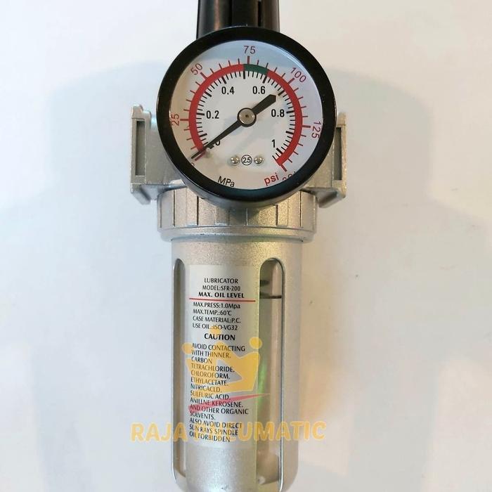 Jual FILTER REGULATOR ANGIN UKURAN 1/4 INCH 1TABUNG TIPE SFR-200 ...