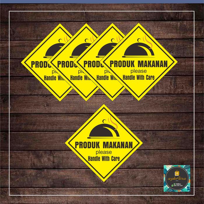Jual Sticker/ Stiker Label Fragile untuk Produk Makanan - Kab ...