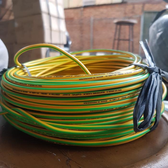 Jual Kabel Grounding NYA 4mm Permeter / Kabel Grounding 1x4mm Per Meter ...