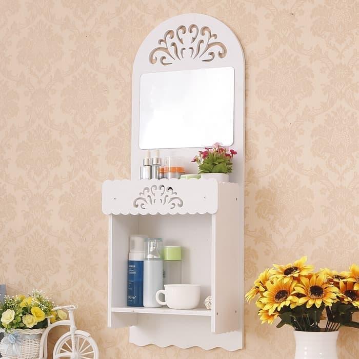 Jual Decorative Rack Rak Cermin Shabby Chic Vintage MH50600 - Kota ...