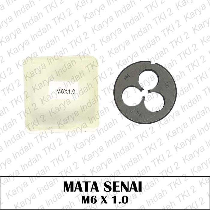 Jual Mata Senai M6 x 1 Drat Luar Baut Mata Snei Snai Dies Head M6x1 mm ...