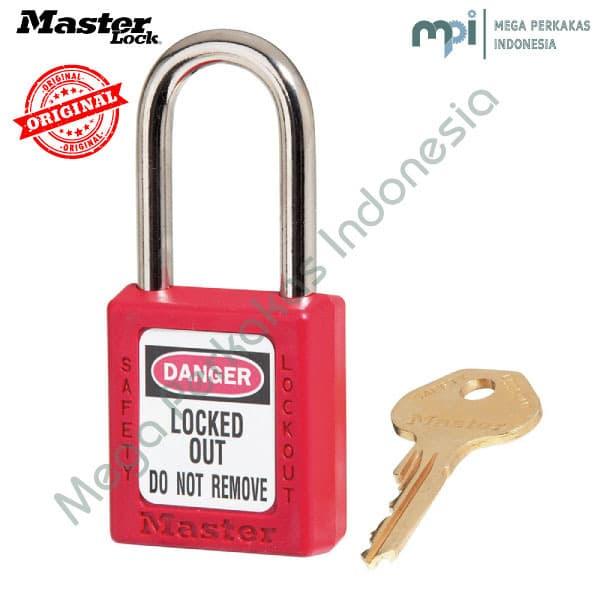 Jual Gembok Safety LOTO Master Lock 410 RED Thermoplastic Padlock ...