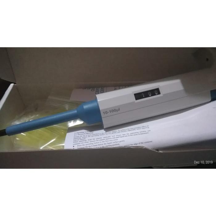 Jual Micropipette mikropipet adjustable 10-100 uL - Kab. Banyumas - Kim ...