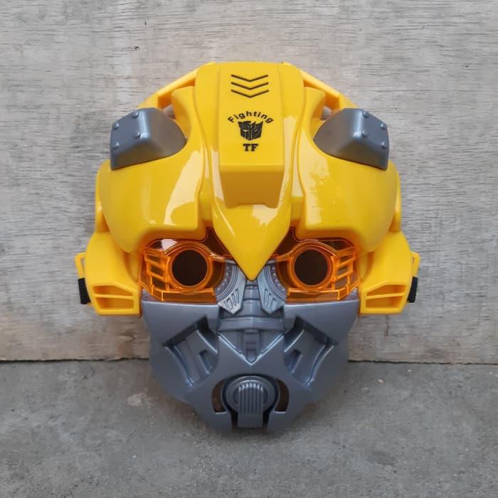 Jual Mainan Topeng Transformers Bumblebee Batre Cosplay Mask Anak ...