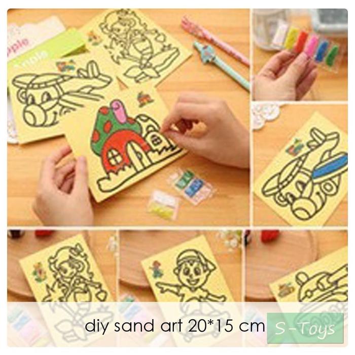 Jual Mainan Anak Sand Art Melukis Pasir / Diy Sand Art - Jakarta Barat ...