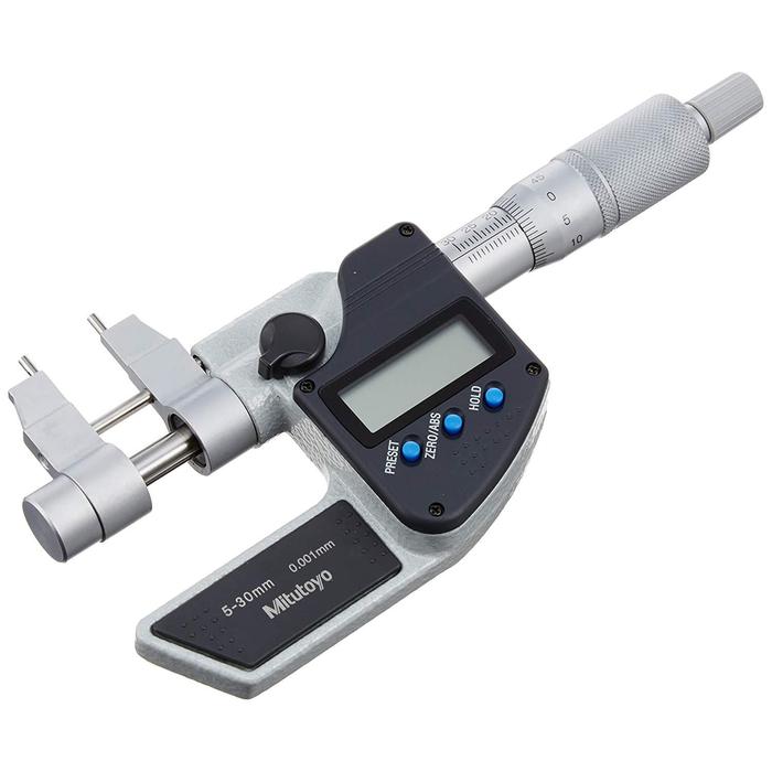 Jual Digital Inside Micrometer Cal.Type 5-30mm 0.001mm Mitutoyo 345-250 ...