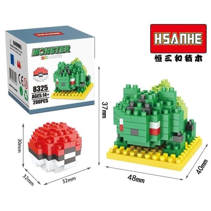 Jual BULBASAUR - HSANHE 8325 Lego Nano Block/Mini Bricks/Micro Block - Jakarta Utara - mamapenti ...