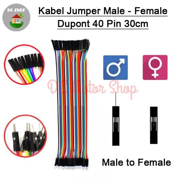 Jual Kabel Jumper Dupont 30 cm 40 Pin /Jumper Wire Cable 30cm 40pcs M-F ...