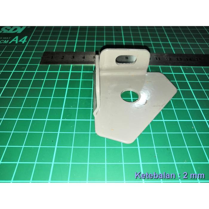 Jual IMW 2mm Plat Besi Siku Kaki Tapak Tatakan Dudukan Plate Rak Lubang ...