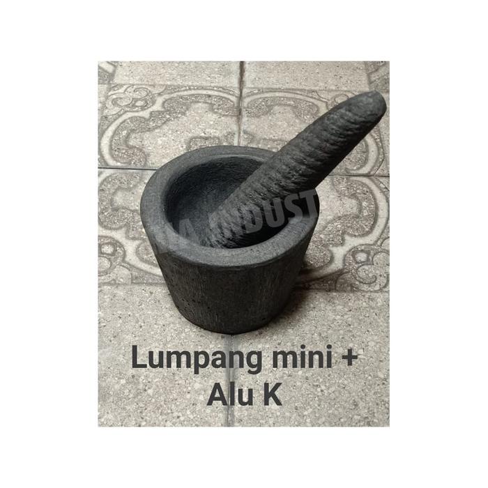 Jual Lumpang Batu Hitam Mini + Alu K Di Seller Shin Store - Cengkareng ...