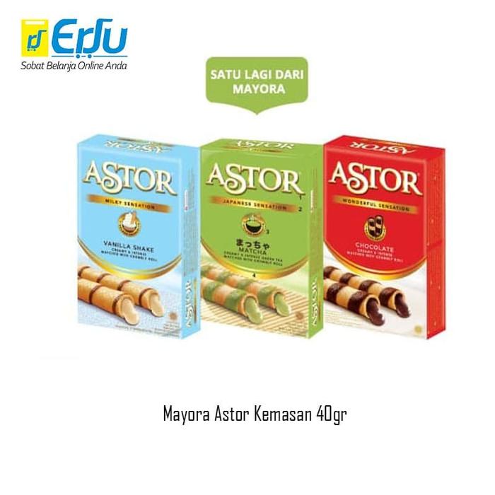 Harga Astor Wafer Roll Chocolate 40 gr hari ini Rabu, 13 Sep 2023 21.12 WIB