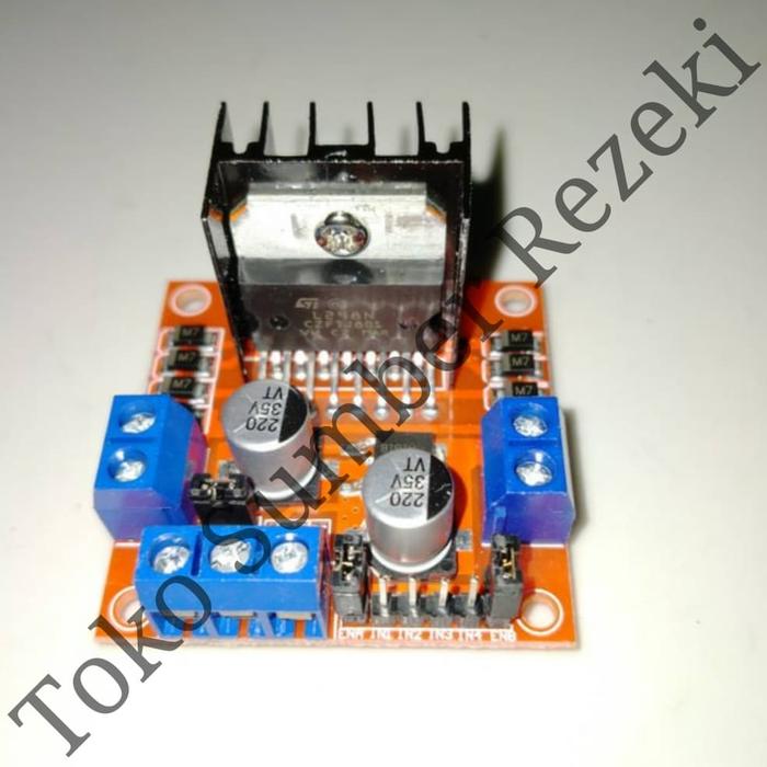 Jual Modul L298N 12v DC Arduino Motor Driver Dual H-Bridge Stepper ...