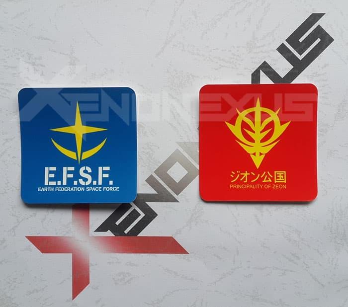 Jual Stiker logo Gundam, EFSF dan Zeon - Jakarta Barat - Novita Barokah ...