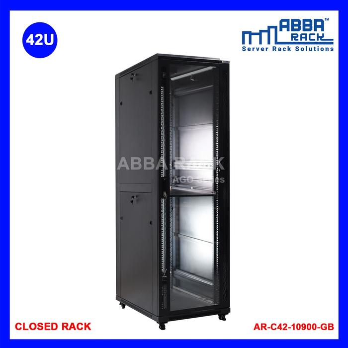 Jual AGO Series 19" Closed Rack 42U depth 900mm Double door by Abba ...