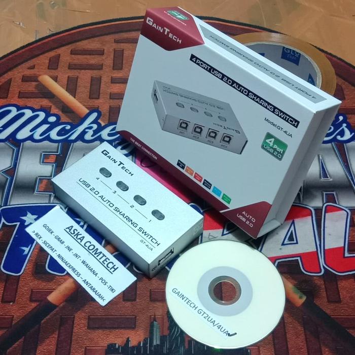 Jual Swith hub printer usb 4 port GAIN TECH auto usb 2.0 - Jakarta Pusat - ASKA COMTECH | Tokopedia