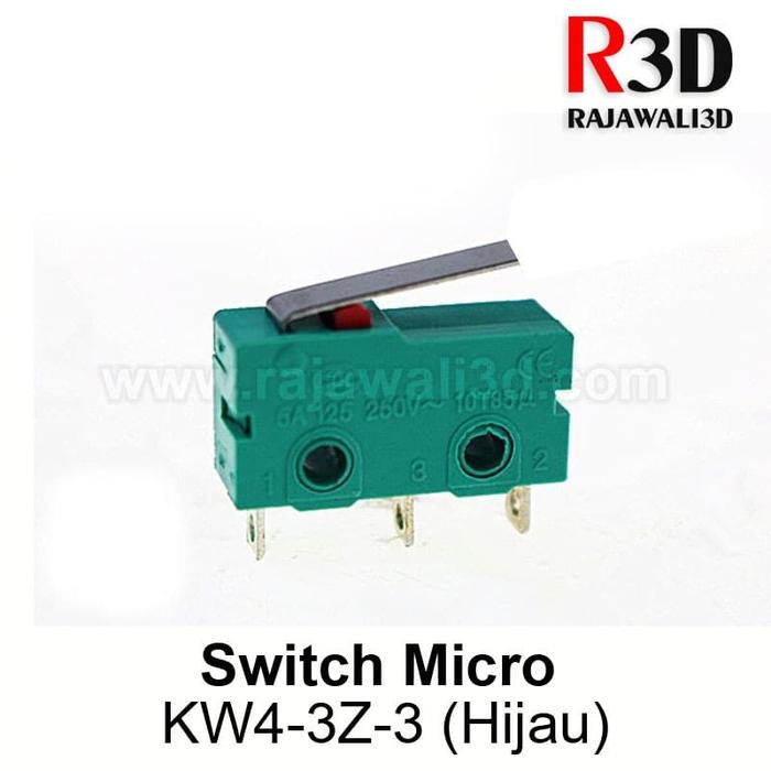 Jual Limit Switch Micro Switch 5A 125VAC 250VAC Hijau 3 Pin - Kab ...