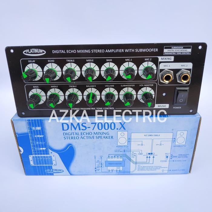 Jual Kit Power Amplifier Speaker Aktif Plus Digital Echo Mixing DMS ...