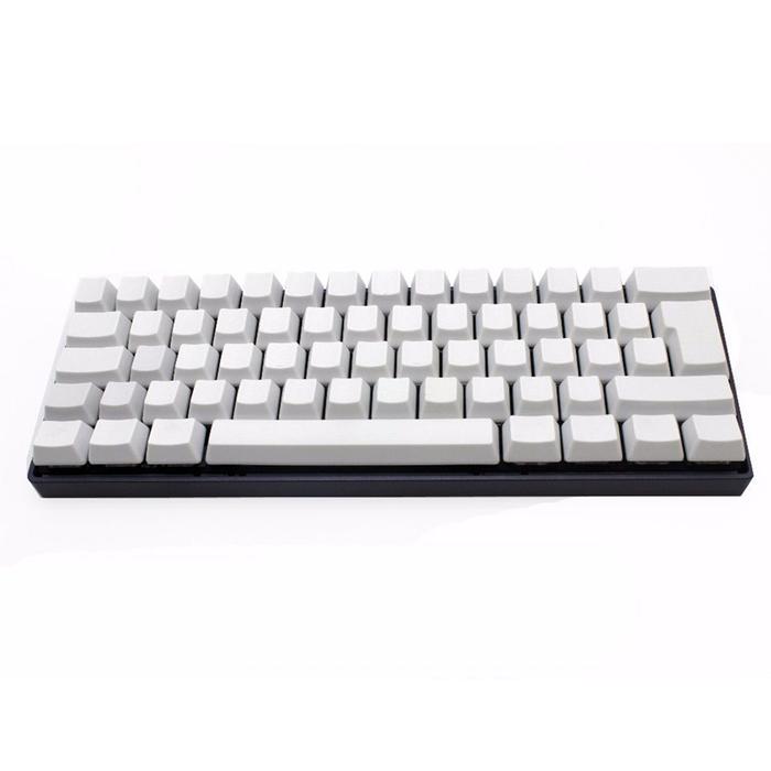 Jual Nsc 62 Key Black White Blank Thick PBT ISO Keycaps Key Caps ...