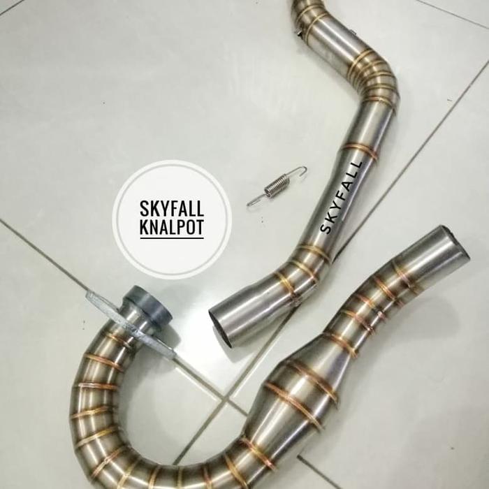 Jual Pipa Leher Knalpot Racing CRF 150L KLX 150 S L BF Dtracker Header ...