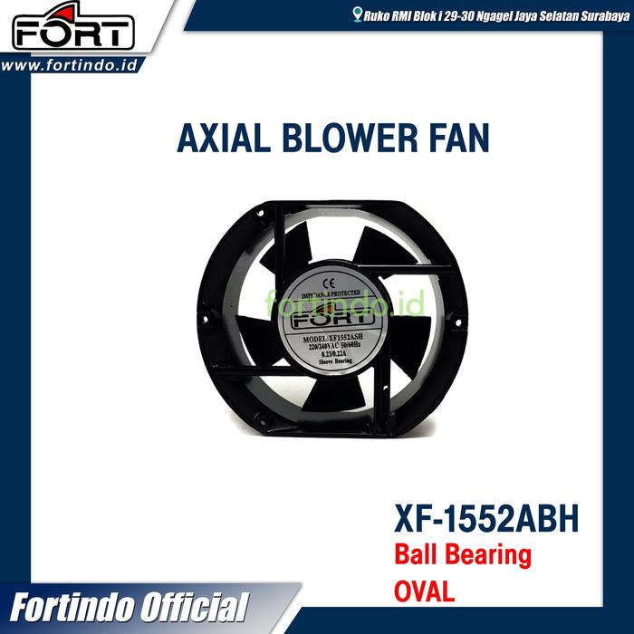 Jual Fan XF1552ABH BALL BEARING AXIAL BLOWER 220-240VAC OVAL FORT ...