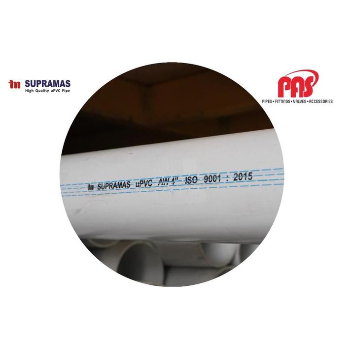 Jual PIPA PVC SUPRAMAS AW 6 INCH - Kab. Tangerang - PASTI GROUP | Tokopedia