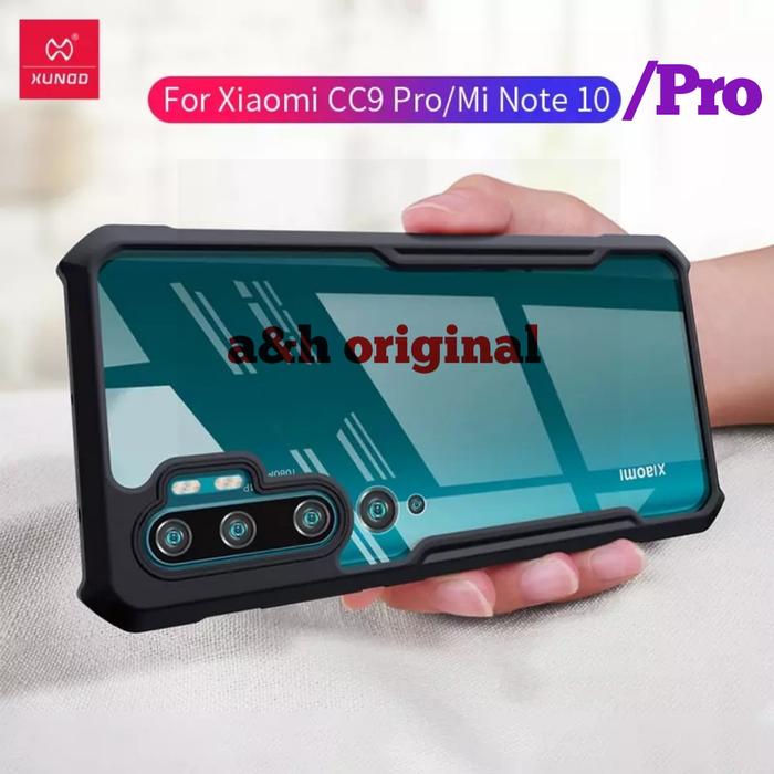 Jual XUNDD Xiaomi Mi Note 10 Pro / CC9 Pro - Transparan Armor Case Original - hijau with ring ...