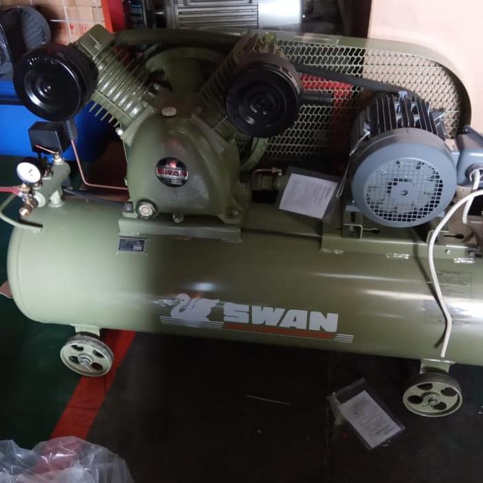 Jual Kompresor Angin Swan 2 HP SVU 202 Dengan Electro Motor Hitachi ...