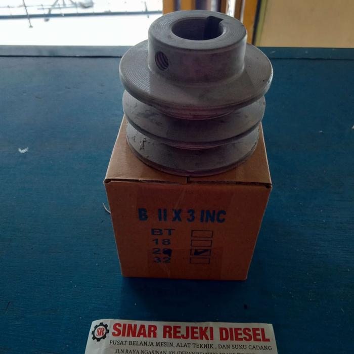 Jual Pulley Pully Pulli Puli Cor Besi B2 3 Inchi 3 Inch 3" As 24 mm ...