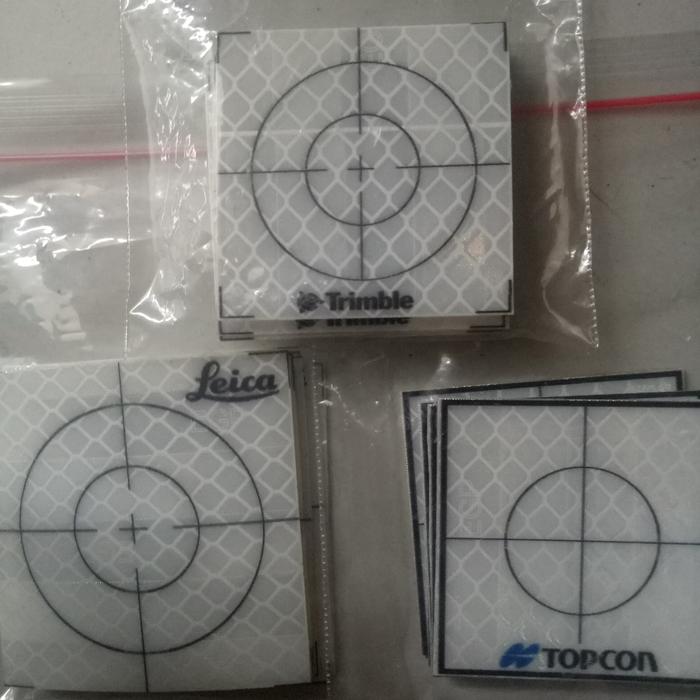 Jual Reflective Tape Target/ Sticker laser for Total Station/Topcon ...