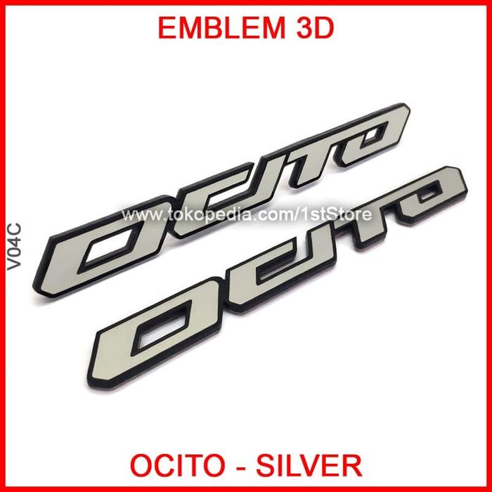 Jual Emblem Ocito Silver Logo Stiker 3D Badge Yamaha Nmax Eropa ...